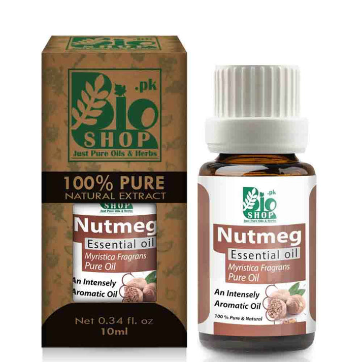 Nutmeg Essential Oil – Warm, Spicy Fragrance | Bio Shop™ Pakistan ...