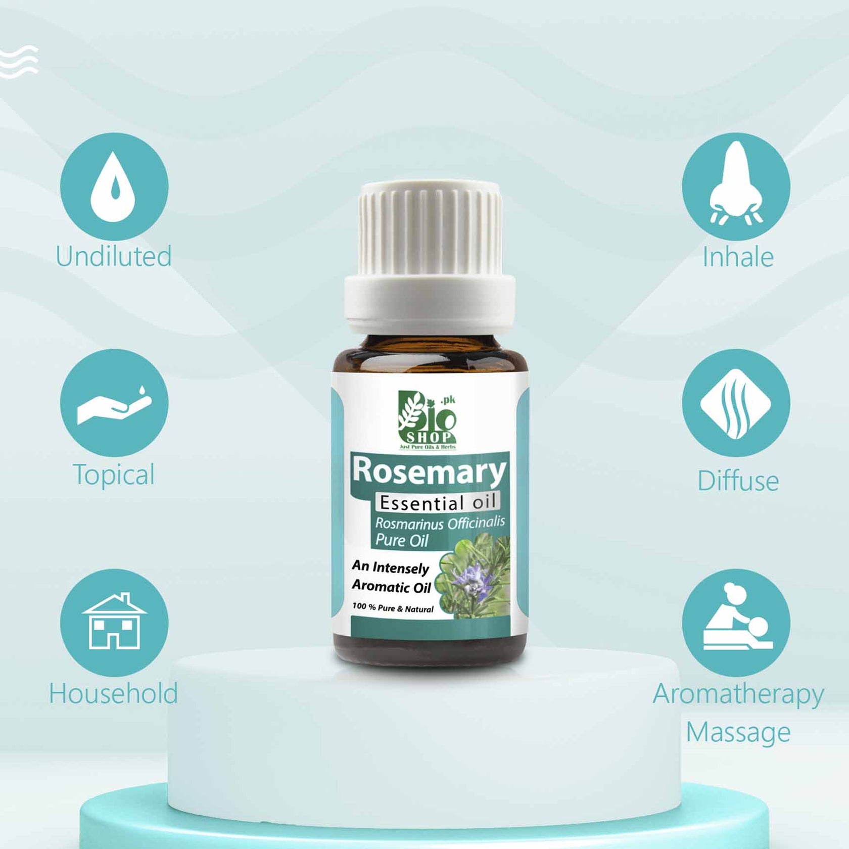 Rosemary Essential Oil - BioShop™ Pakistan