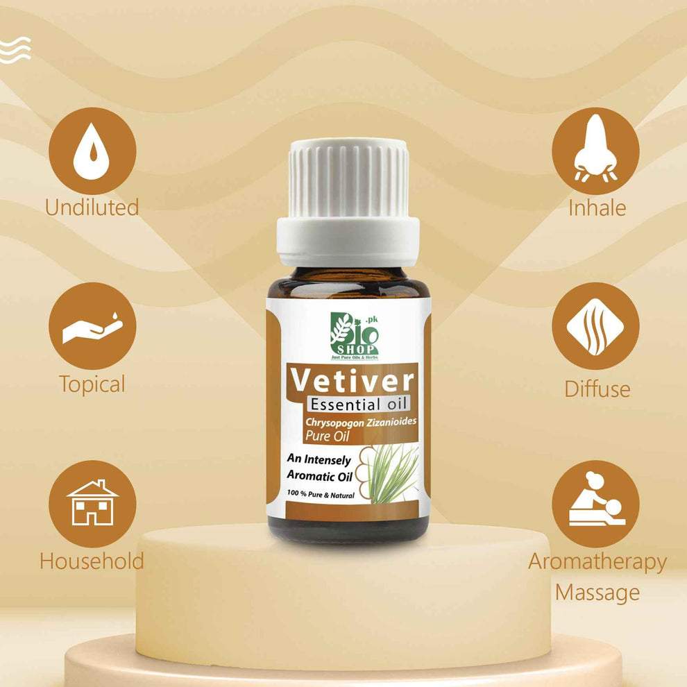 Vetiver Essential Oil – Earthy Fixative & Base Note | Bio Shop ...